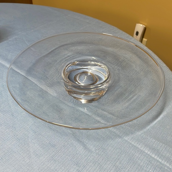 Rosenthal | Dining | Rosenthal 2 34 Round Clear Crystal Low Cake Stand ...